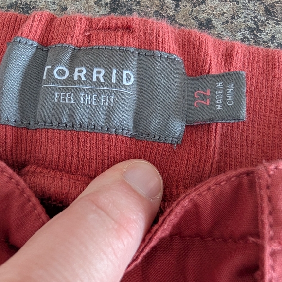 torrid | Pants & Jumpsuits | Torrid Red Cargo Pants | Poshmark